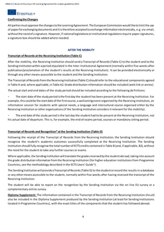 Learning agreement for studies guidelines | PDF