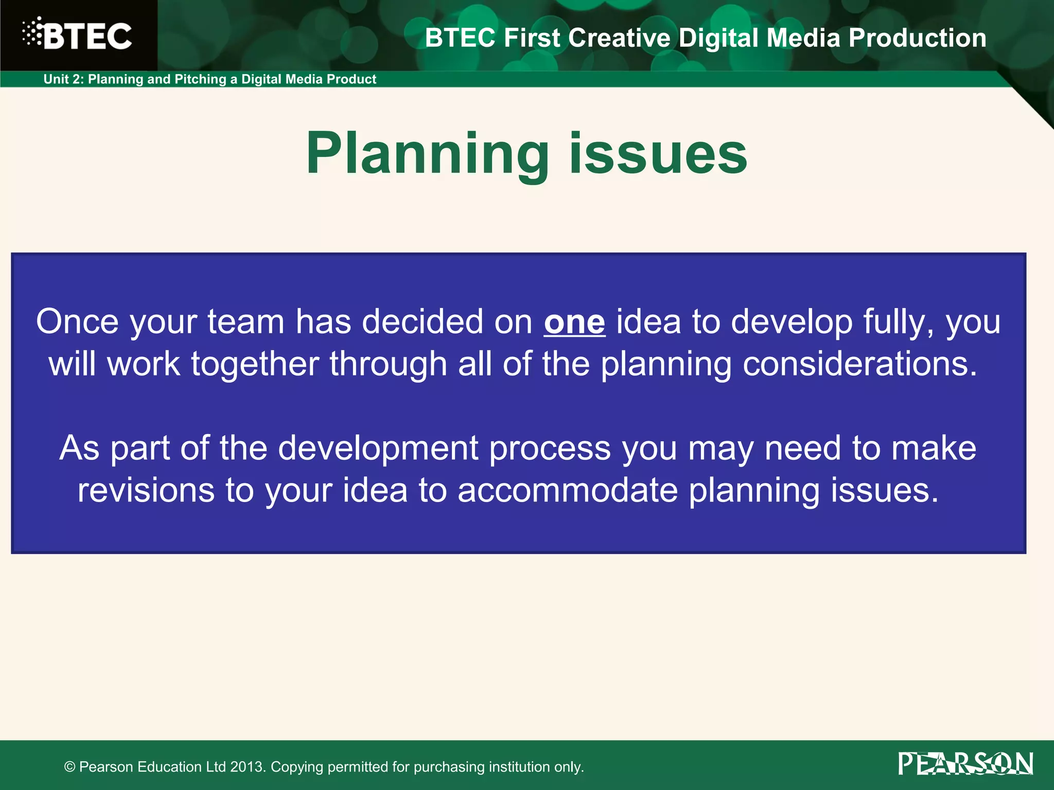 BTEC Creative Digital Media Production Unit 2 introduction | PPT ...