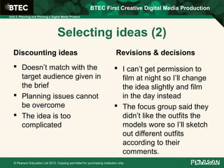 BTEC Creative Digital Media Production Unit 2 introduction | PPT ...