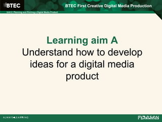 BTEC Creative Digital Media Production Unit 2 introduction | PPT