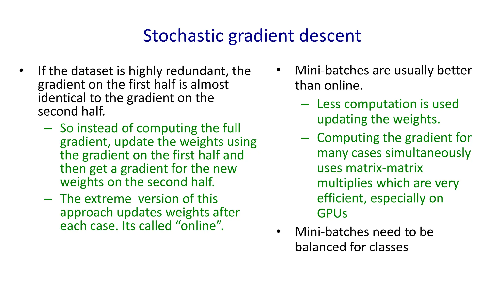 Learning Algorithm Including Gradient Descentpptx Technology And Computing