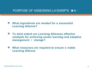 Learning Alliances: what, why, how, who?, Uganda | PPT