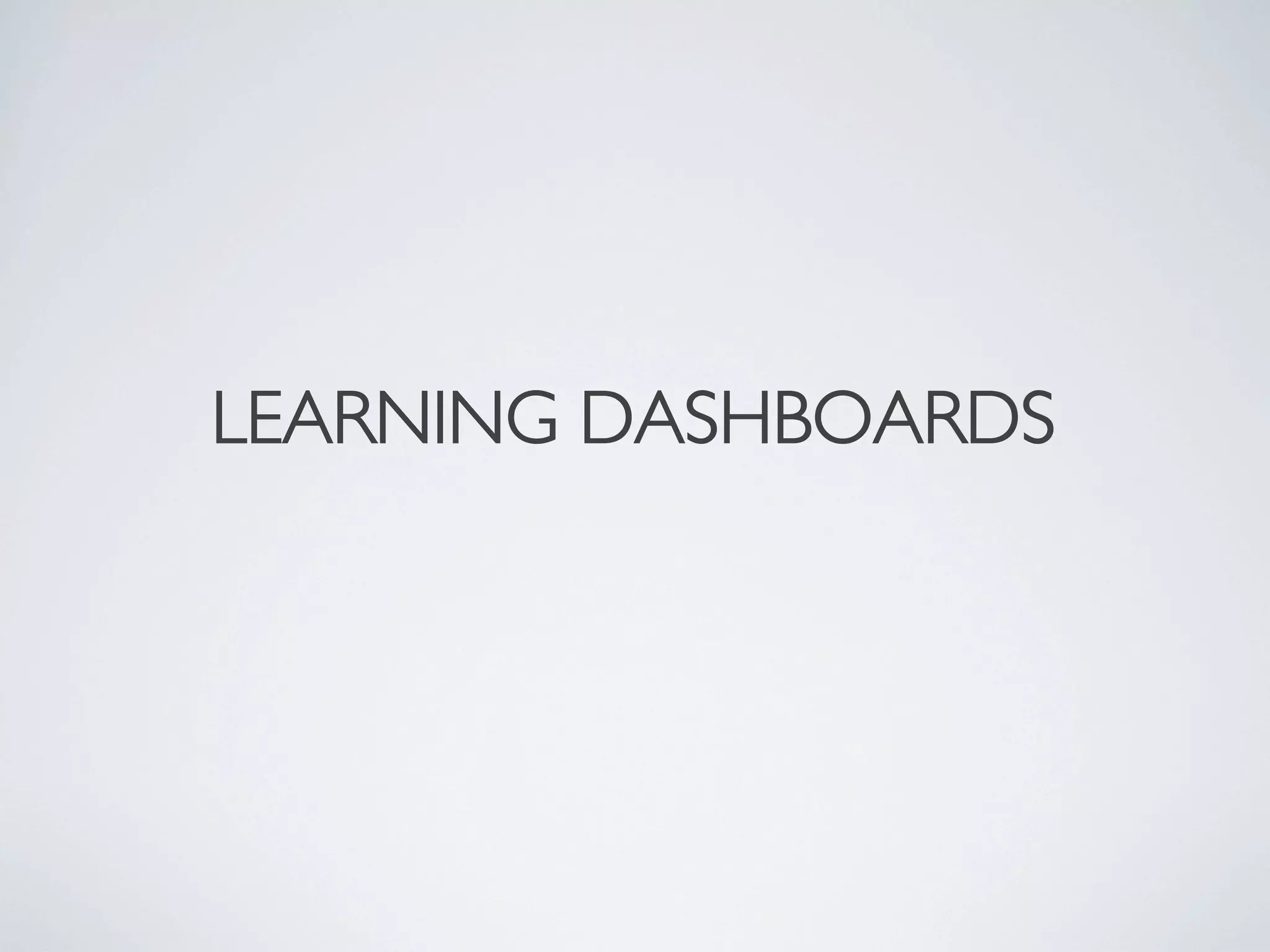 Learning analytics dashboards | PDF
