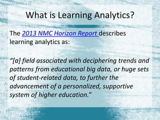 Learning Analytics | PPT