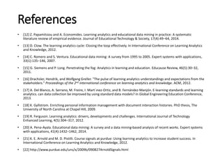 Advances in Learning Analytics and Educational Data Mining | PPT