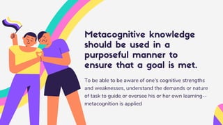Learning and Application of Metacognition | PDF