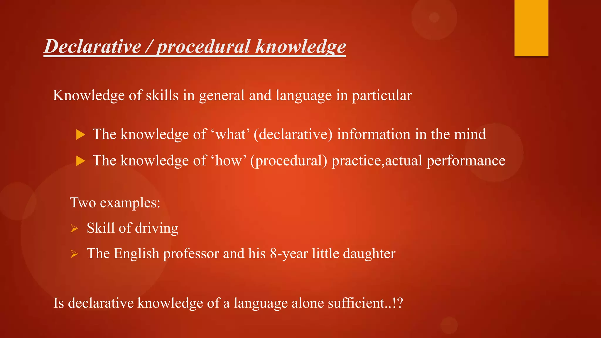 Learning and aquistion ppt | PPTX