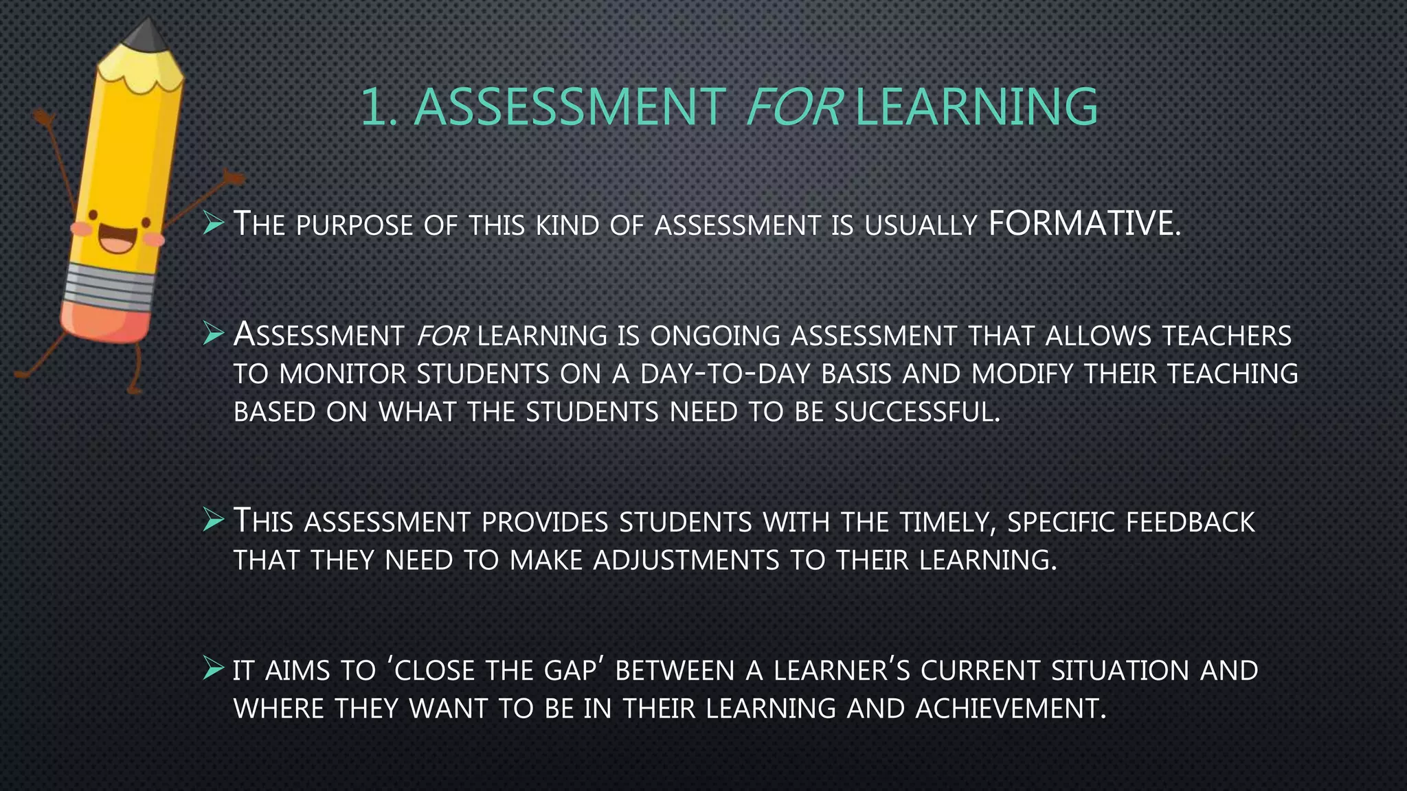 Learning and assessment | PPTX
