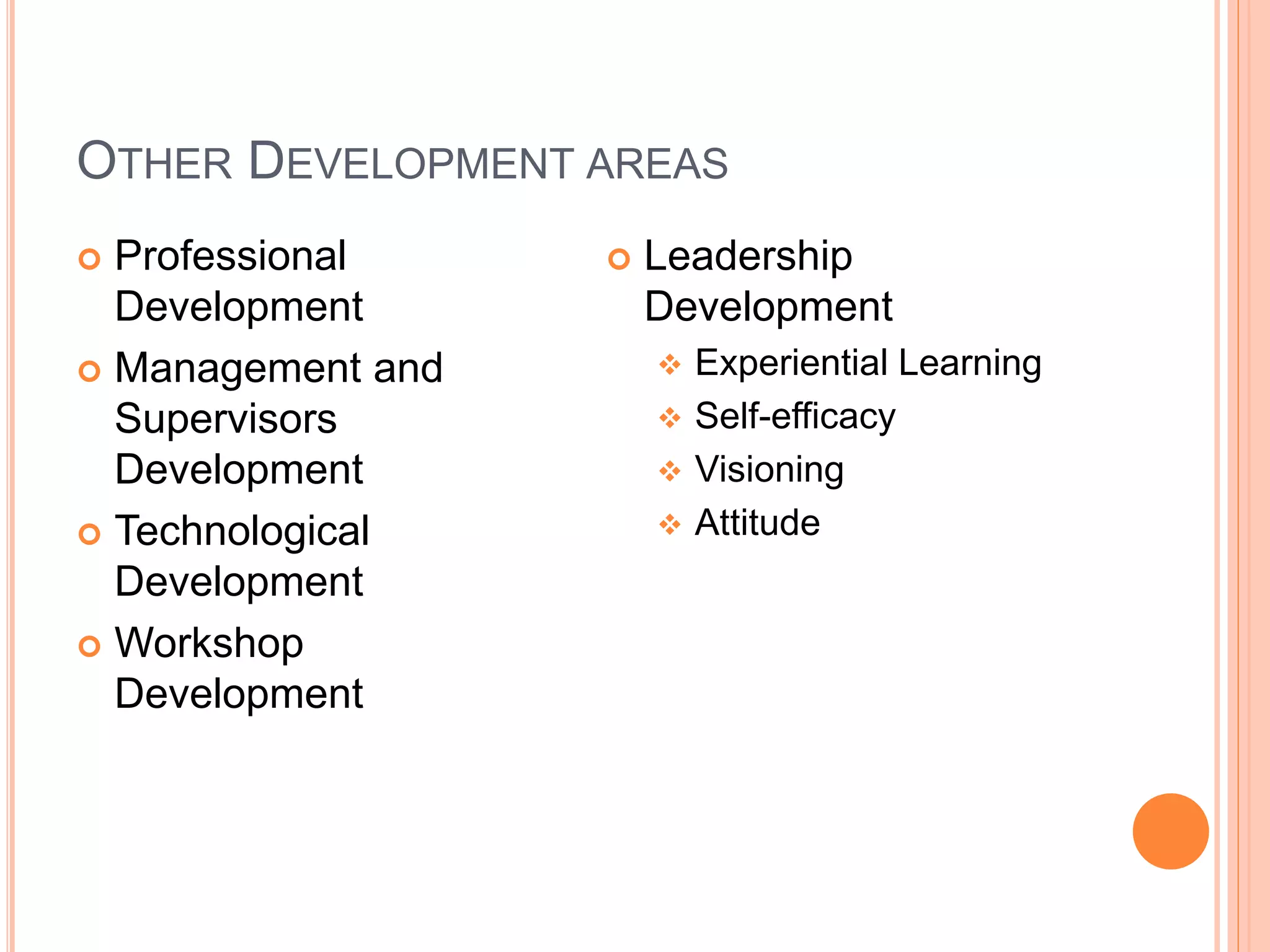 Learning and development | PPTX