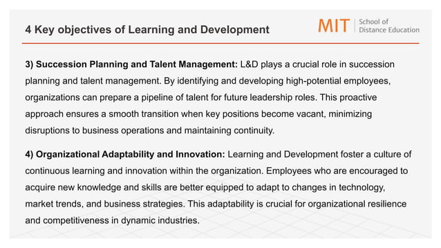 Learning and development in HR management.pptx | Human Resources | Business