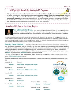 Learning and development newsletter - August 2014 | PDF