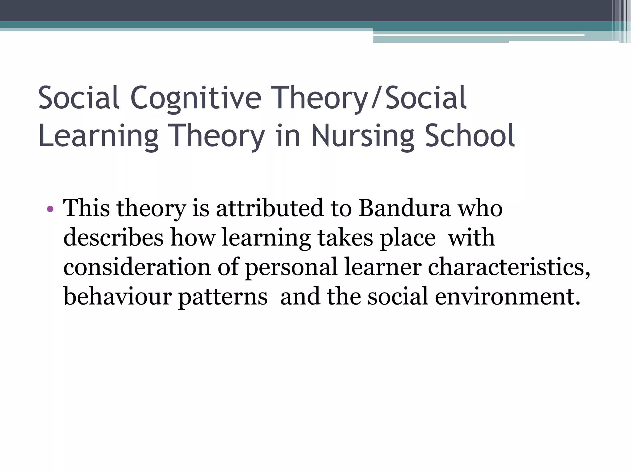 Learning and Education Theories | PPTX