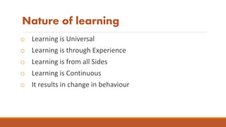 Learning and Its Nature.pptx
