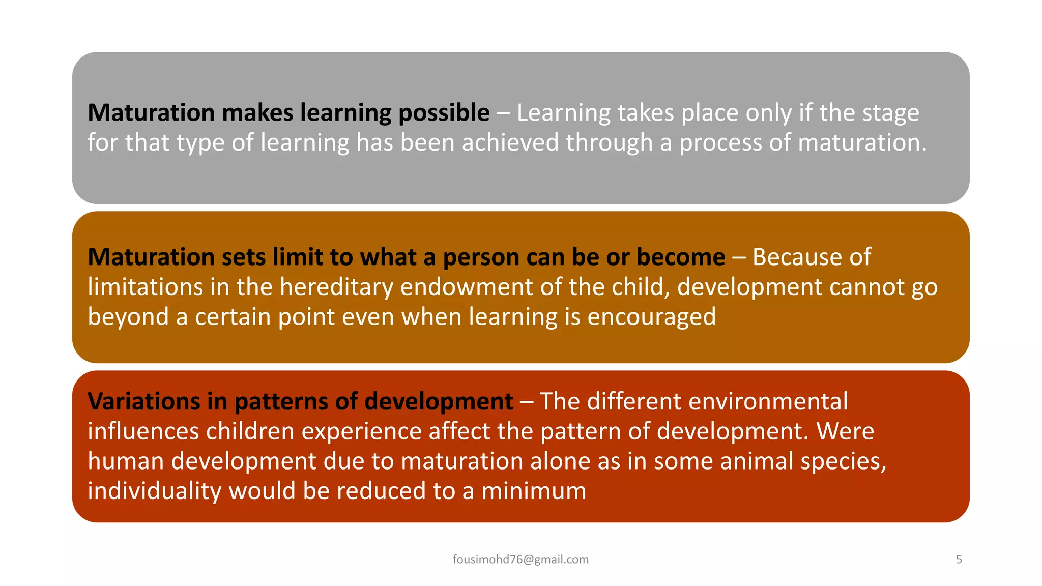 Learning and maturation | PDF