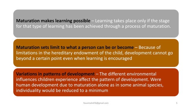 Learning and maturation | PDF