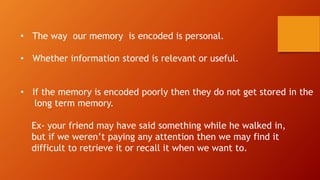 Learning and memory | PPTX