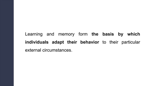 Learning and Memory | PDF | Science