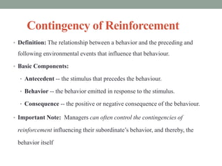 Learning and reinforcement | PPTX