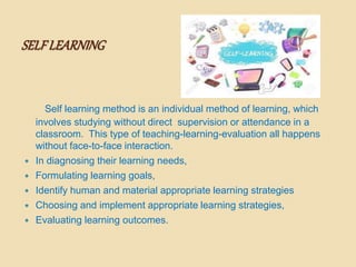 Learning and teaching | PPT