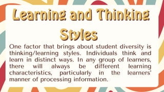 Learning and Thinking Styles & Emotional Intelligence | PDF