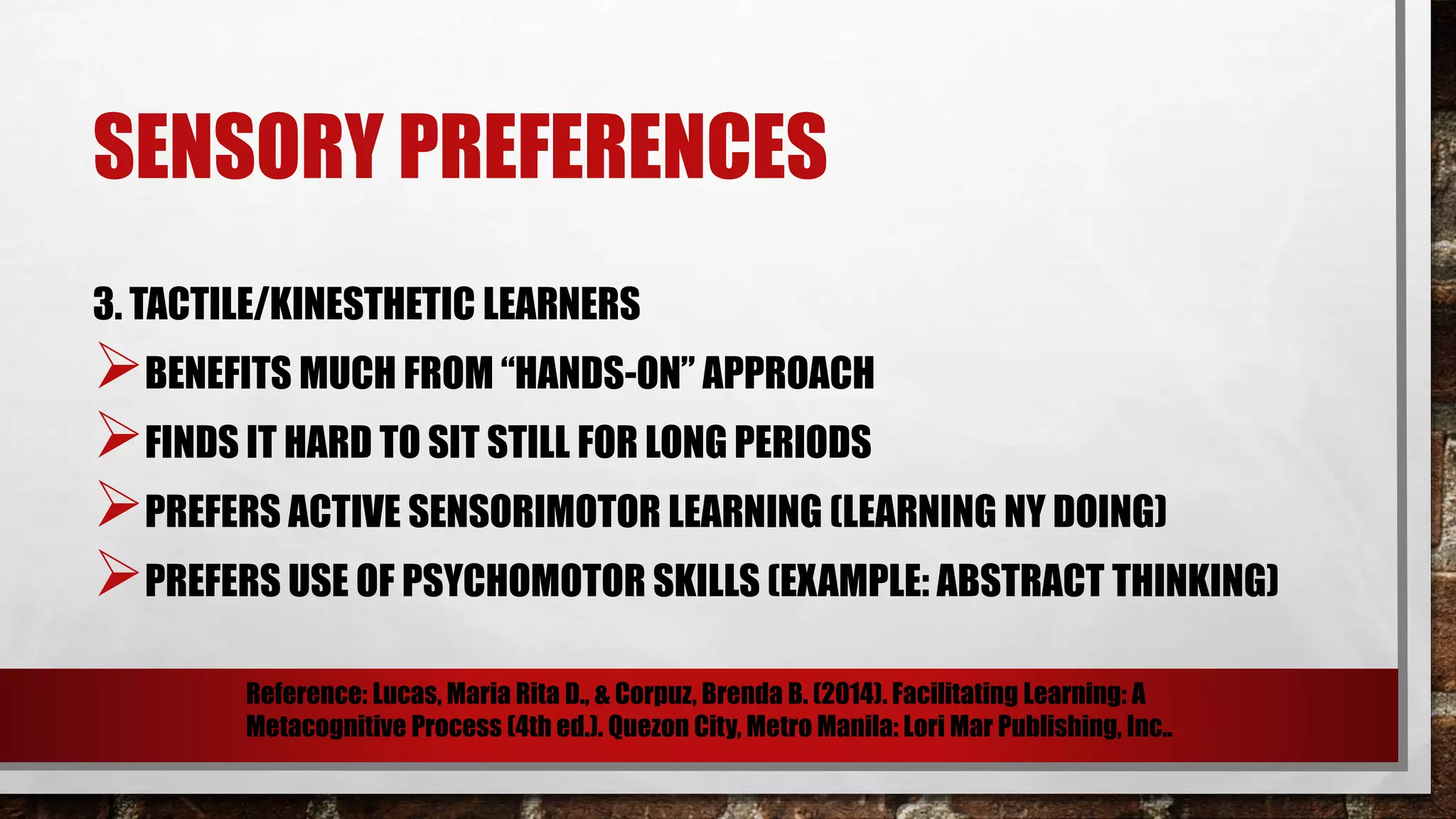 LEARNING - THINKING STYLES AND MULTIPLE INTELLIGENCES | PPTX