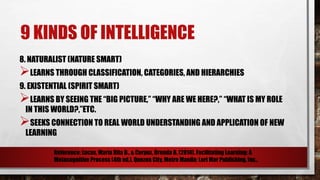 LEARNING - THINKING STYLES AND MULTIPLE INTELLIGENCES | PPTX