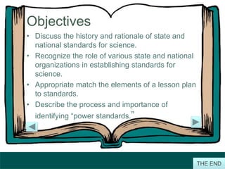 Learning and using standards | PPT