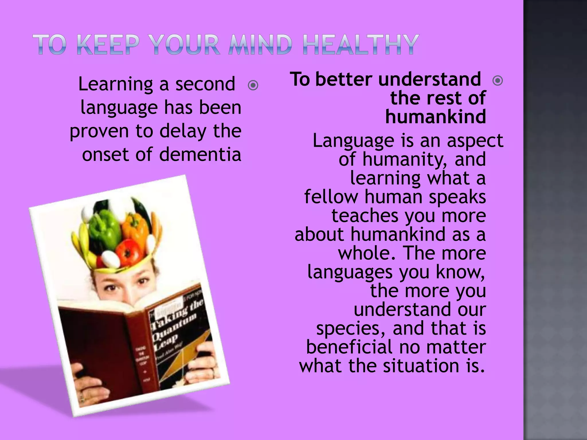 Learning a new language | PPTX