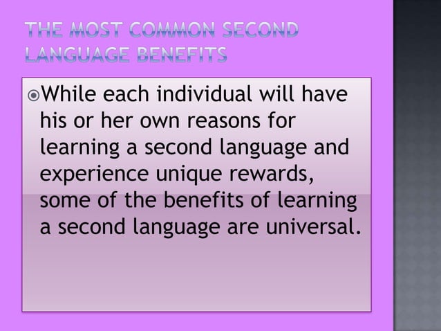 Learning a new language | PPTX