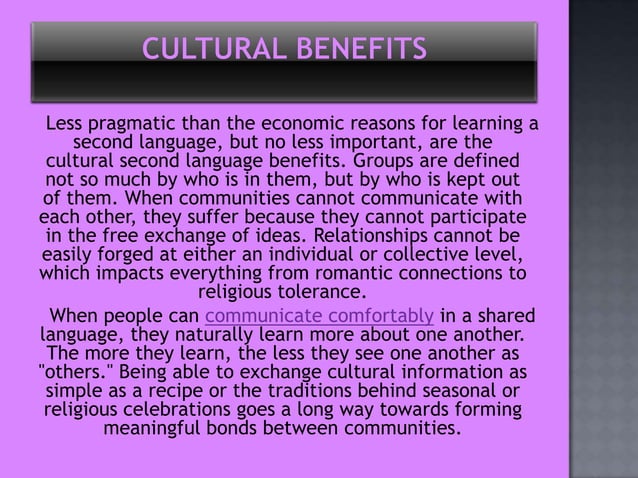 Learning a new language | PPTX