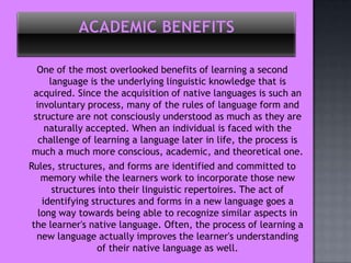 Learning a new language | PPTX