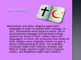 Learning a new language | PPTX