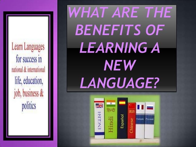 Learning a new language | PPTX