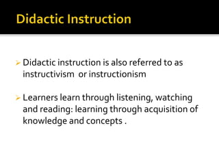 Learning approaches | PPTX