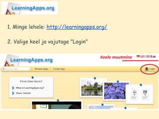 Ristsõna koostamine LearningApps keskkonnas | PDF