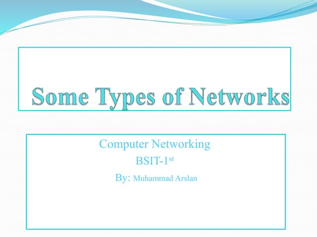 Network Types | PPT
