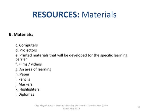 Learning Barriers | PPT