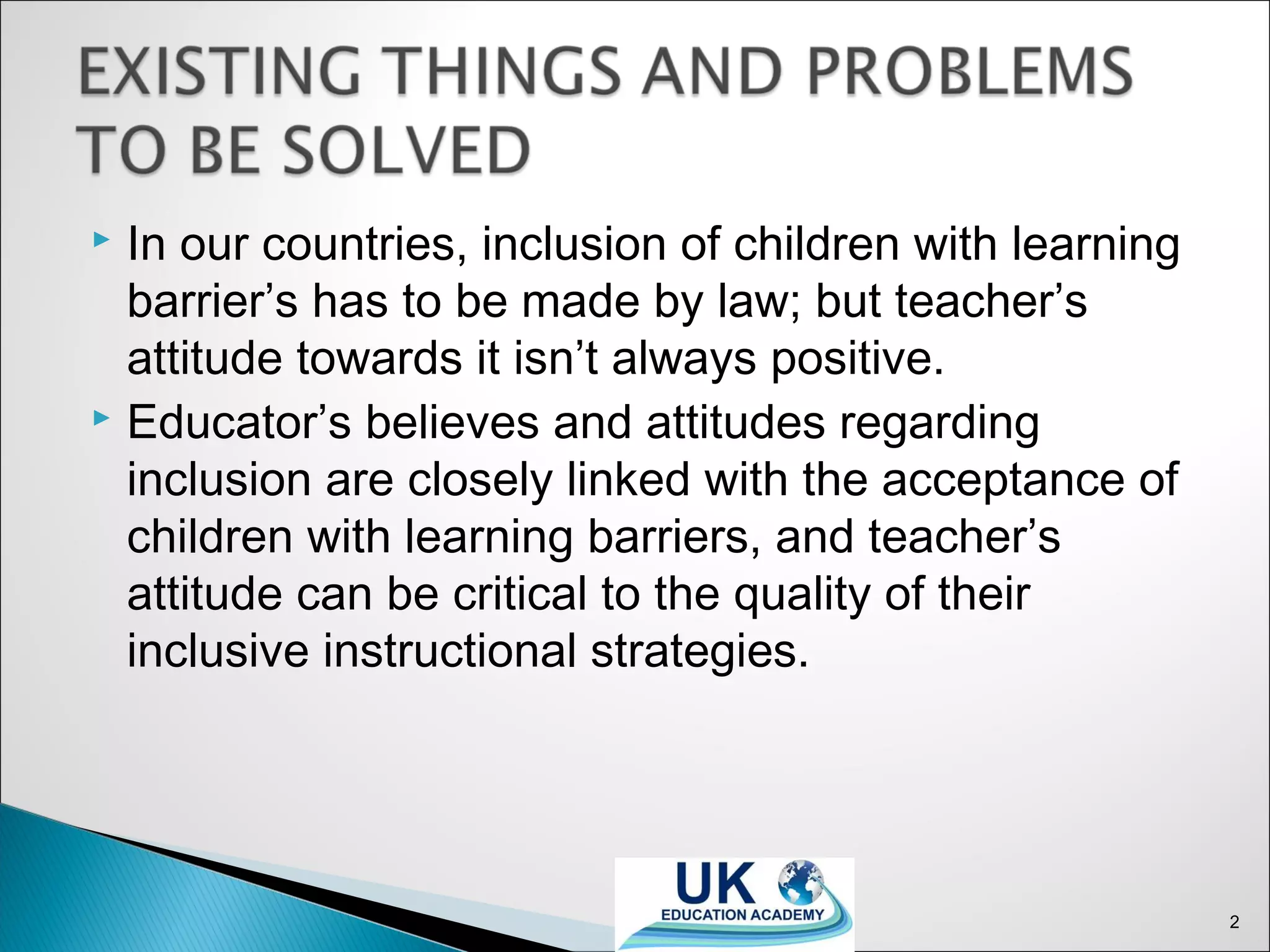 Learning barriers | PPT