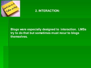 Learningblog, blog worshop | PPT