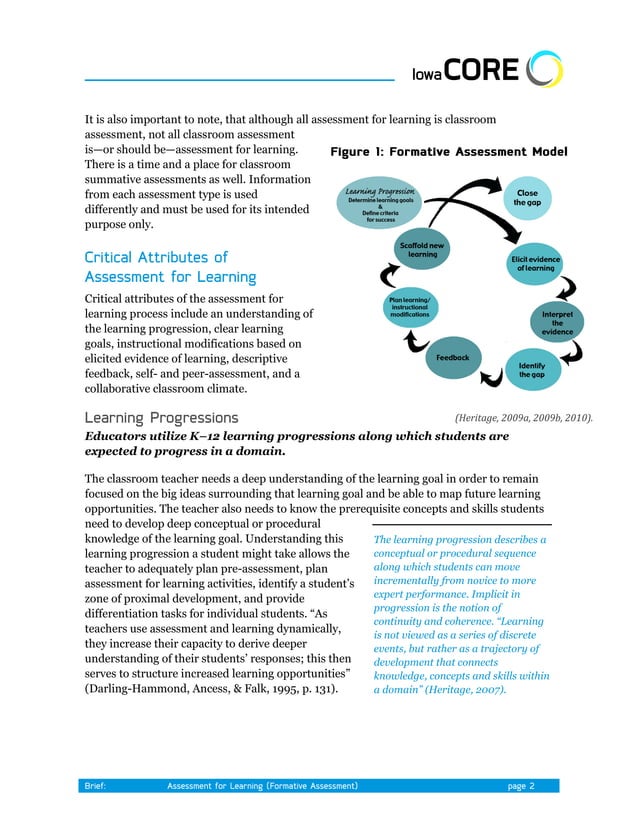 Learning brief | PDF | Educational Assessment | Education