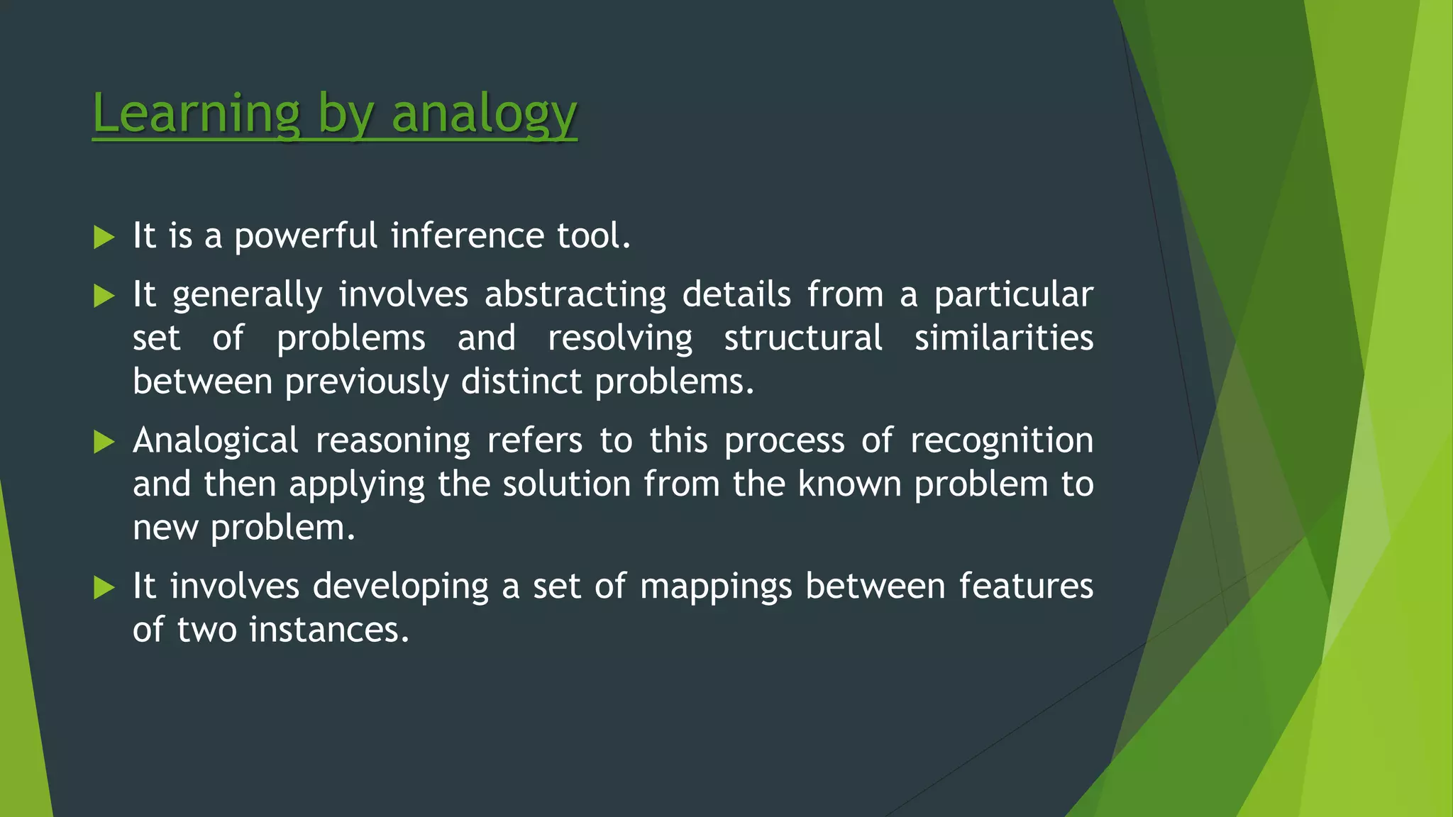 Learning by analogy | PPTX