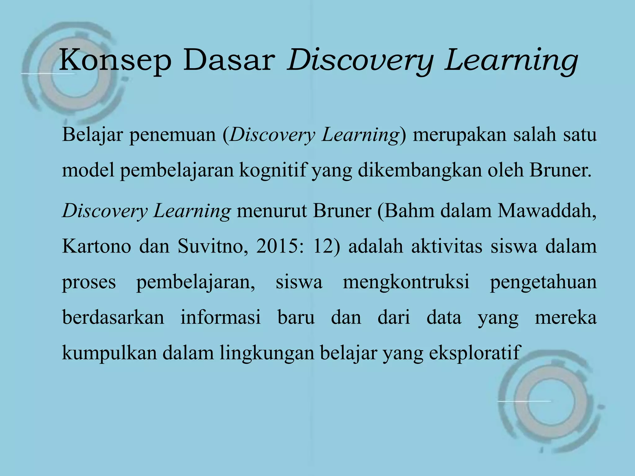 Learning by discovery ppt | PPT
