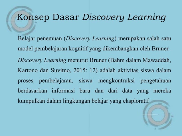 Learning by discovery ppt | PPT