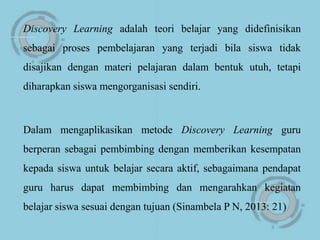 Learning by discovery ppt | PPT
