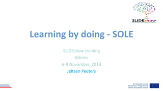 Learning by doing - SOLE | PPT