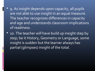 Learning by insight | PPT