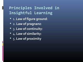 Learning by insight | PPT