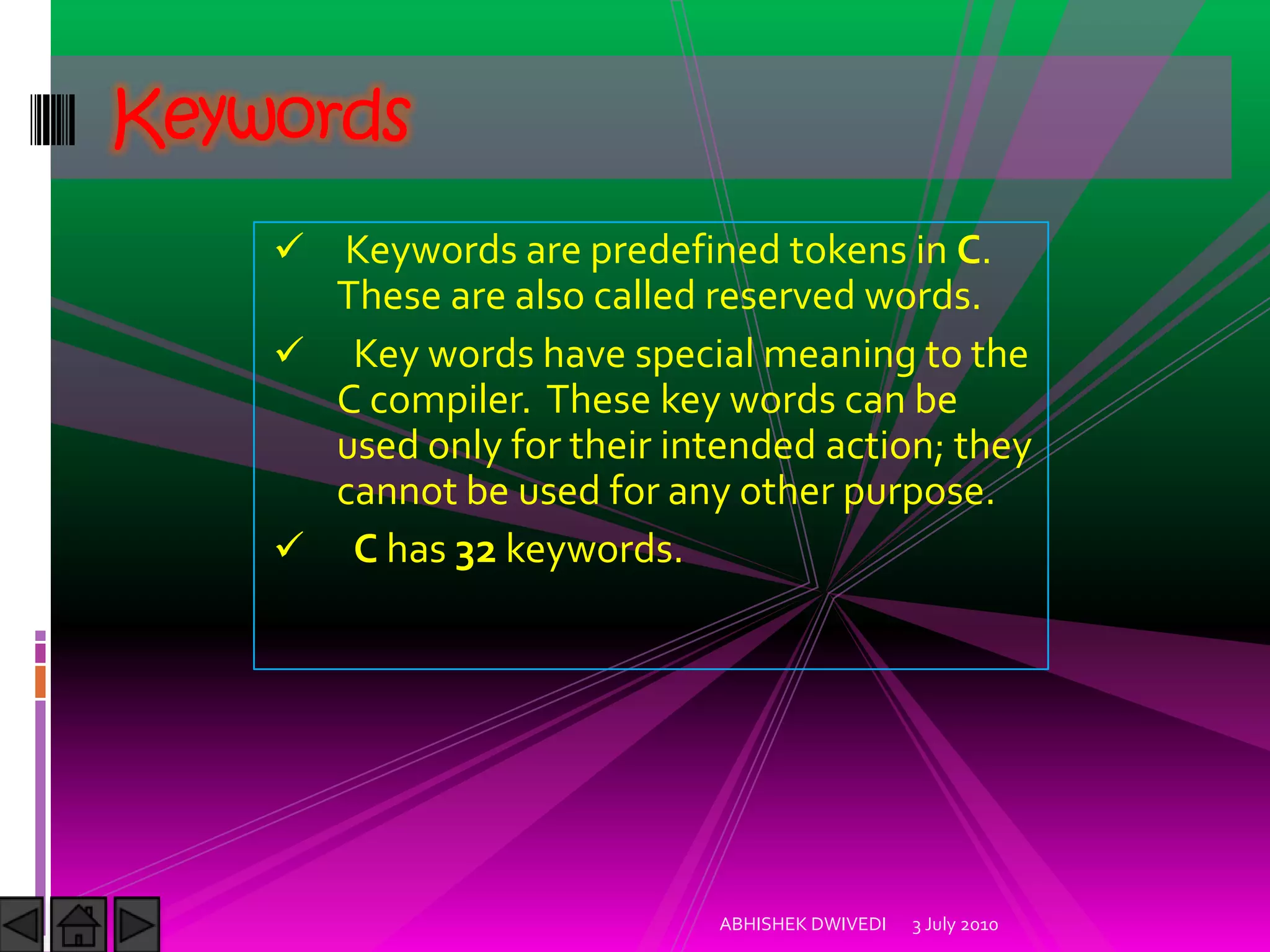 Introduction To C Programming Ppt 