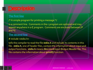 INTRODUCTION TO C PROGRAMMING | PPSX