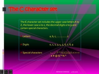 INTRODUCTION TO C PROGRAMMING | PPSX